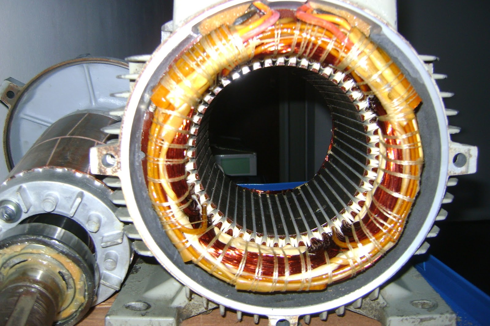 EVectra blog: Abrindo o motor e identificando as bobinas