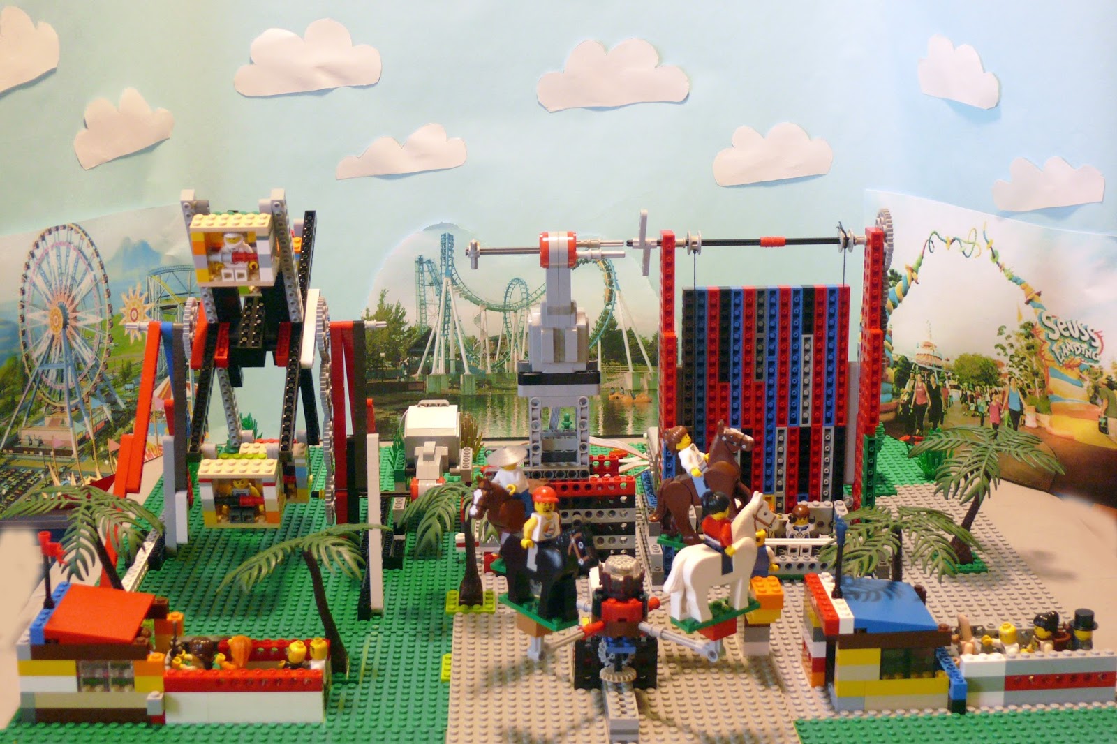Knights of Bots: Mini LEGO Amusement Park!!!!!