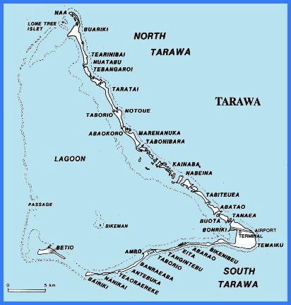 Donde esta el paraíso: Tarawa ( República de Kiribati)
