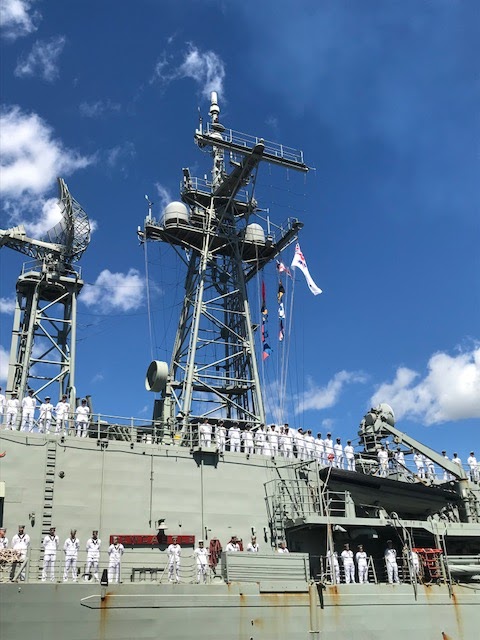 Welcome Home HMAS Newcastle - Aussie Hero Quilts (and Laundry Bags)