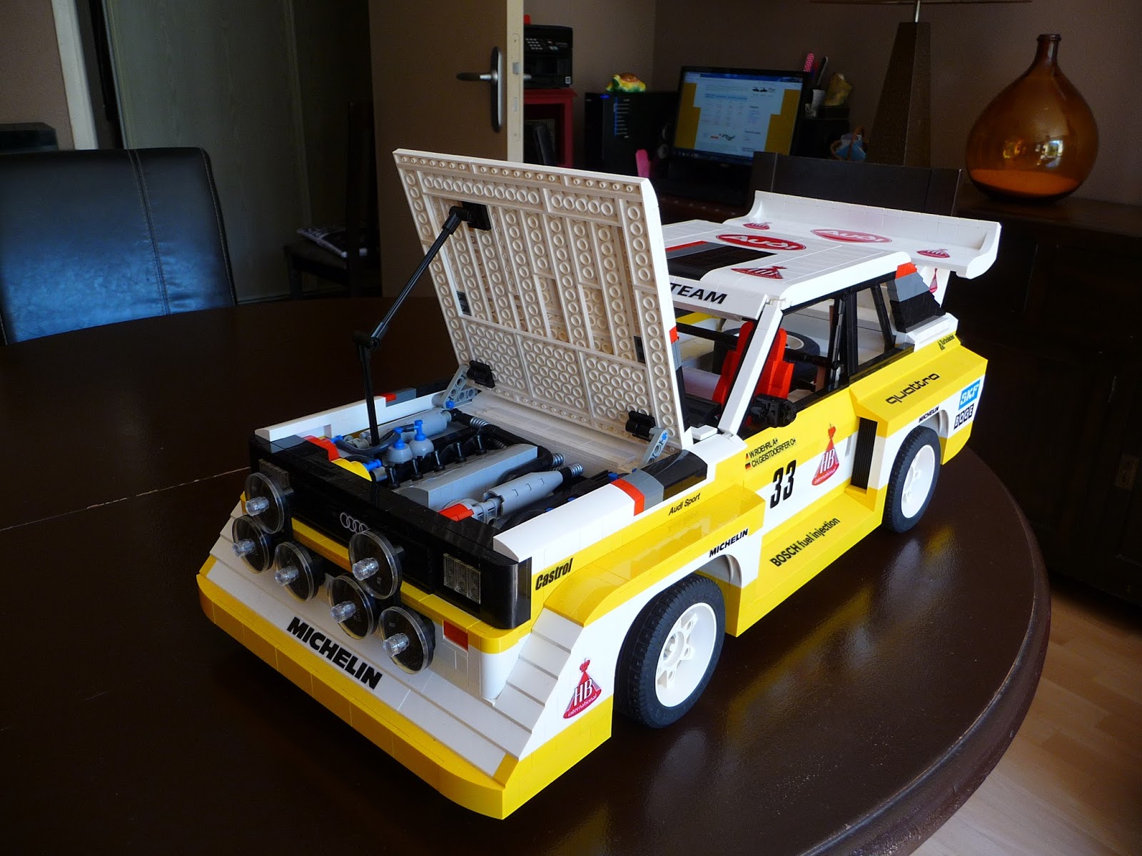 Audi quattro s1 rally lego 1:7