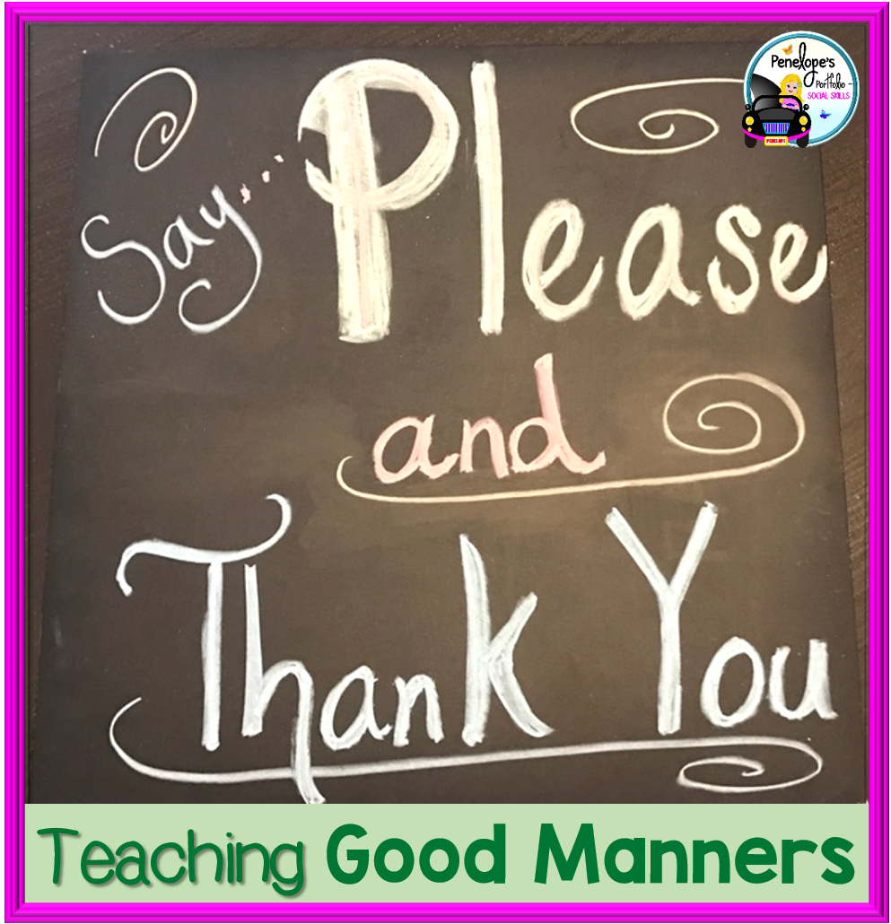 Penelope's Portfolio: 8 Important Manners Every Child Should Know