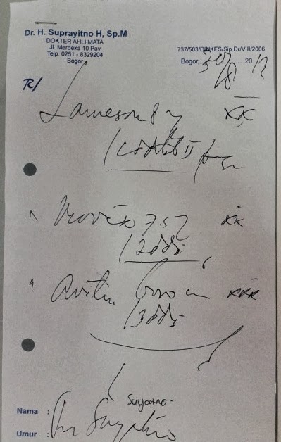 Latihan Membaca Resep IX ~ ILMU FARMASI