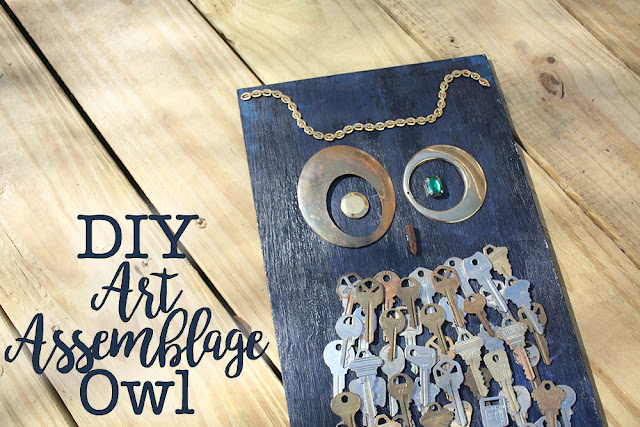CraftyHope: DIY Owl Assemblage and Necklace
