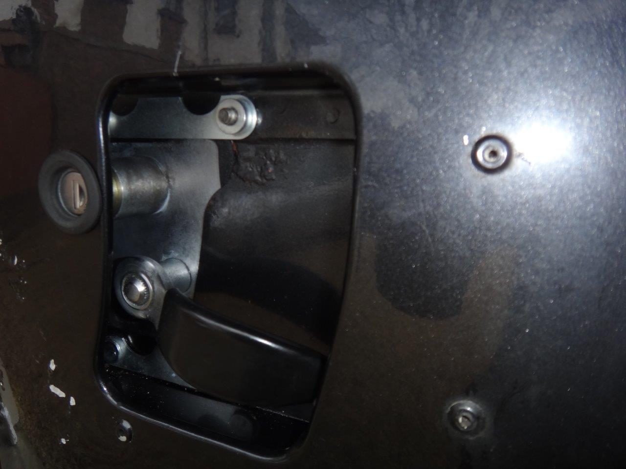 Sluggie the Defender: Rear Door Lock