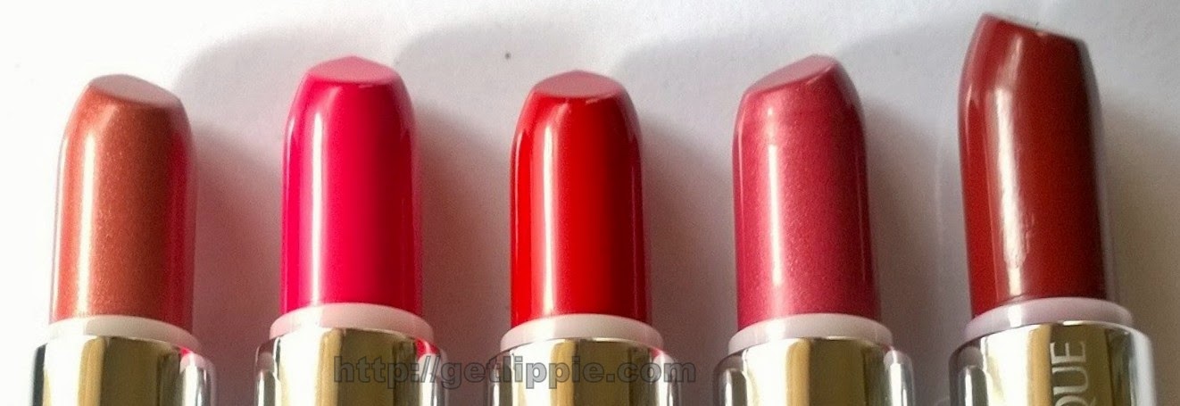 Clinique Colour Pop Lipsticks in Bare/Punch/Cherry/Love and Berry Pop ...