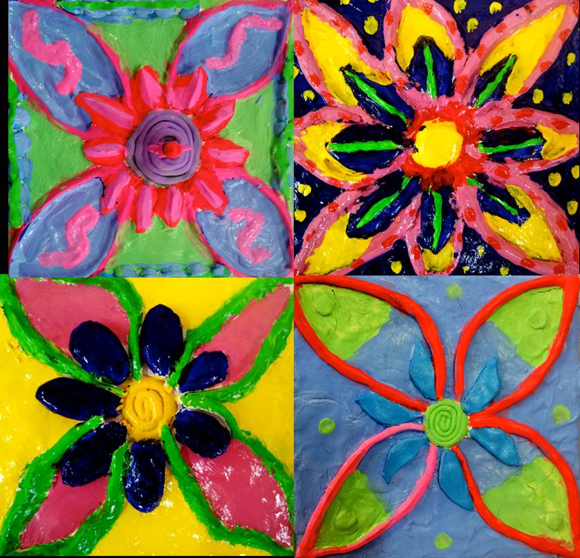 Composite Art & Design: Relief Clay Tiles (Pri. 6)