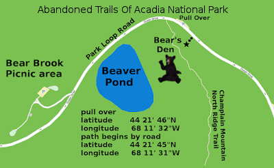ABANDONED TRAILS OF ACADIA NATIONAL PARK: THE BEAR CAVE OF CHAMPLAIN ...