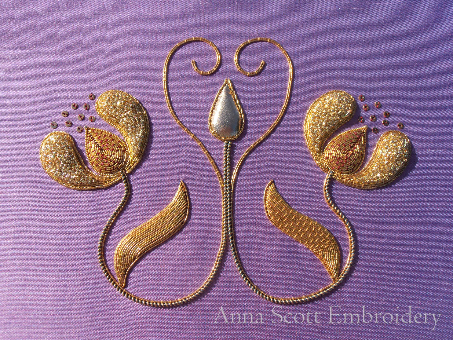 Goldwork - Finishing