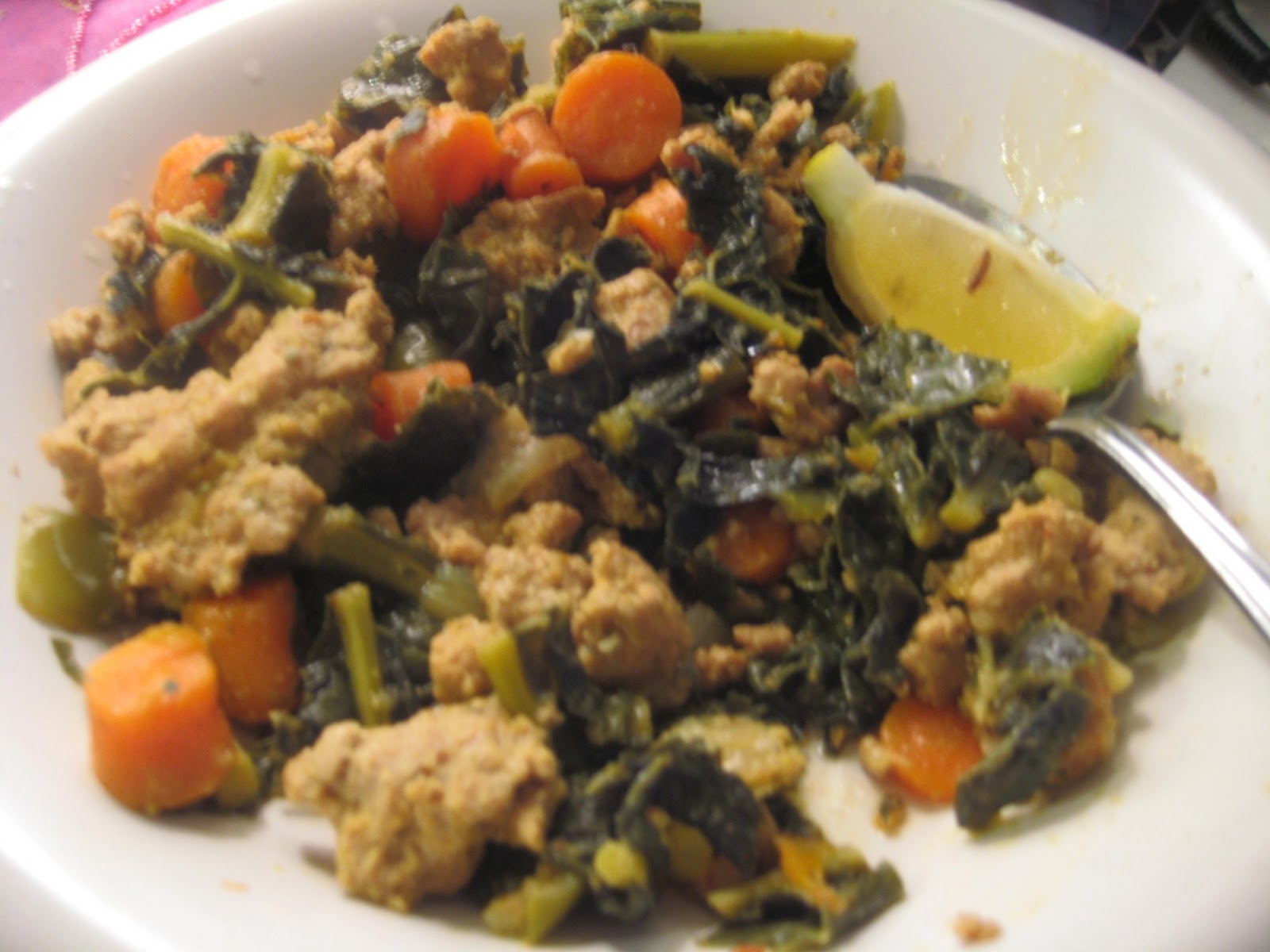 Hot & Sour Turkey Kale | Onelovejourney