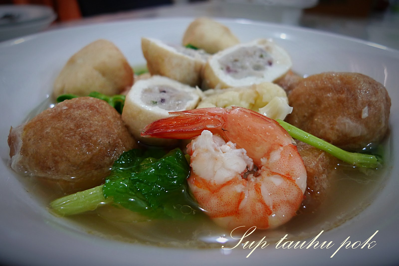 Ibu Sham: Sup tauhu pok