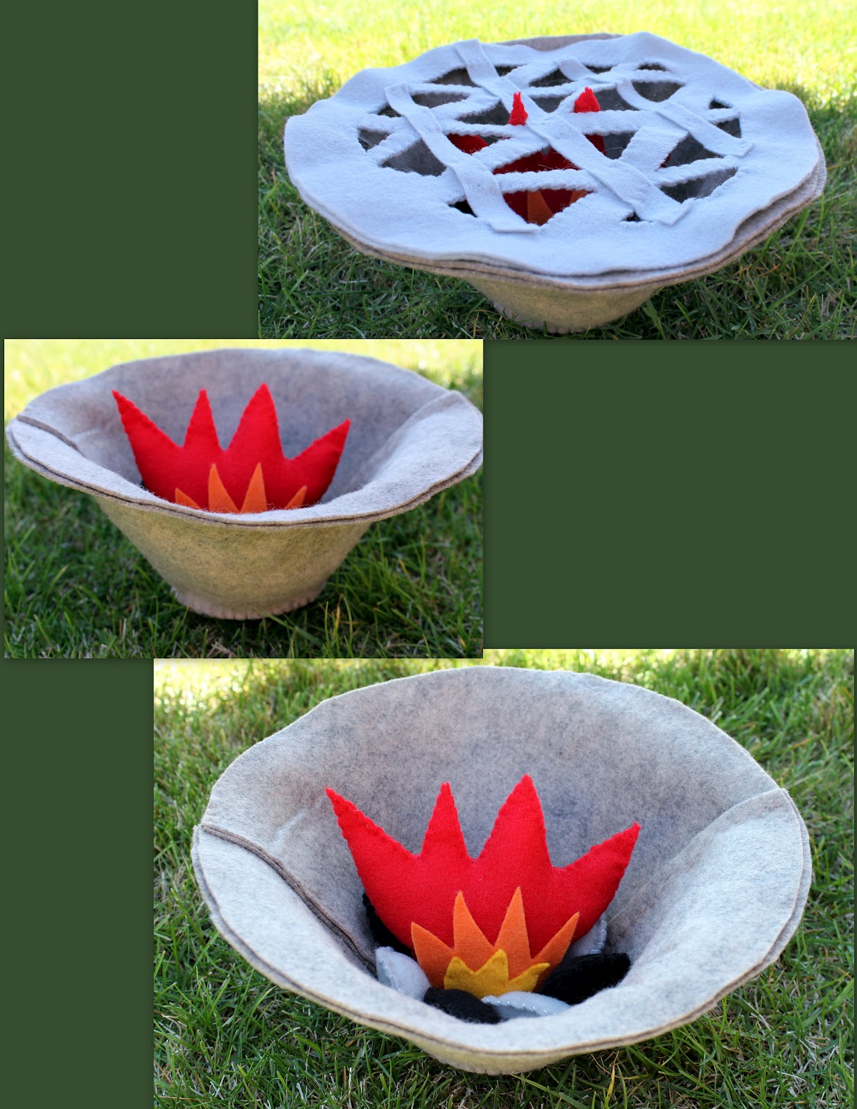 Mama's Felt Cafe: Felt Marshmallow and Roasting Stick Tutorial