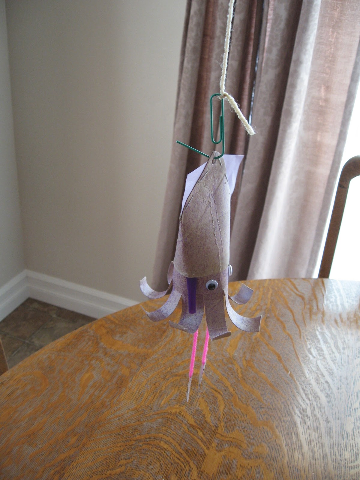 Almost Unschoolers: Squid Fishing - Extending Crafts to Toys