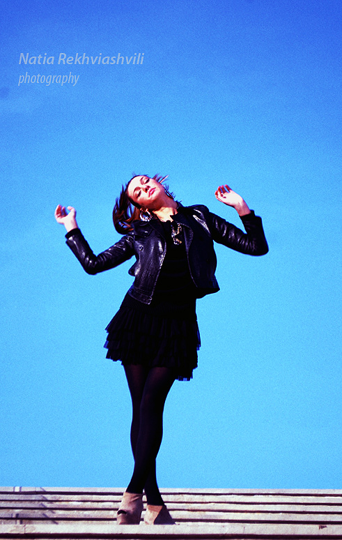 Natia R.: model Aleqsandra Paichadze. photosesion in Tbilisi. მოდელი ...