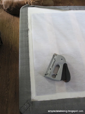 Simple Details: upholstered box spring tutorial