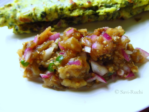 Savi-Ruchi: Sutta badanekai bajji | Sutta badane gojju | South Indian ...