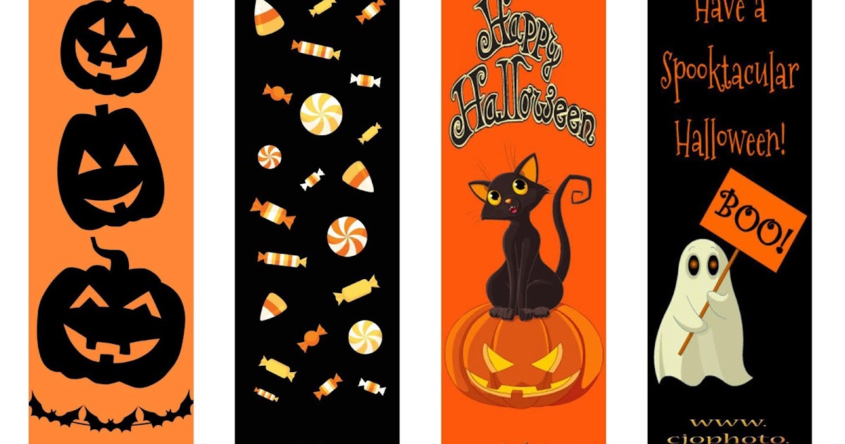 CJO Photo: Printable Bookmarks: Halloween