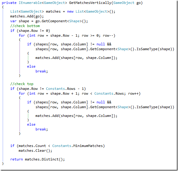 Development of Match 3 Games Unity