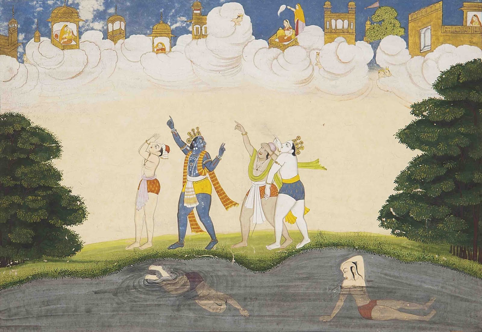 Atelier of india: Fattu and His large Guler Basohli Bhagavata purana