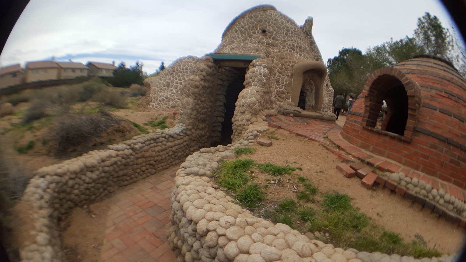 Scott's Superadobe Build Across Time: Cal-Earth Open House