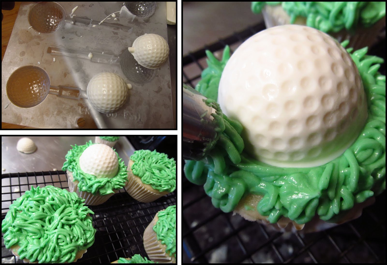 MOMS CRAZY COOKING: Golf Cupcakes {Cupcake Recipe from a Box}