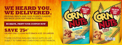 4oz Bags of Corn Nuts as Low as FREE at Kroger w/ Printable Coupon!