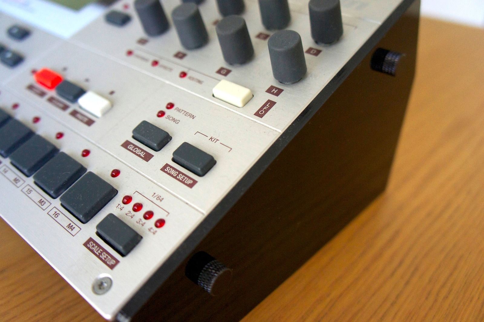 MATRIXSYNTH: Elektron MachineDrum SPS-1 MKII UW with Soft Touch Knobs & Acrylic Black Side Panels