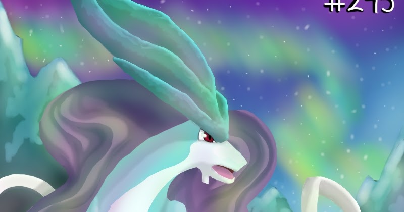 Le mur du Geek: Le Pokédex en dessins - #245 Suicune