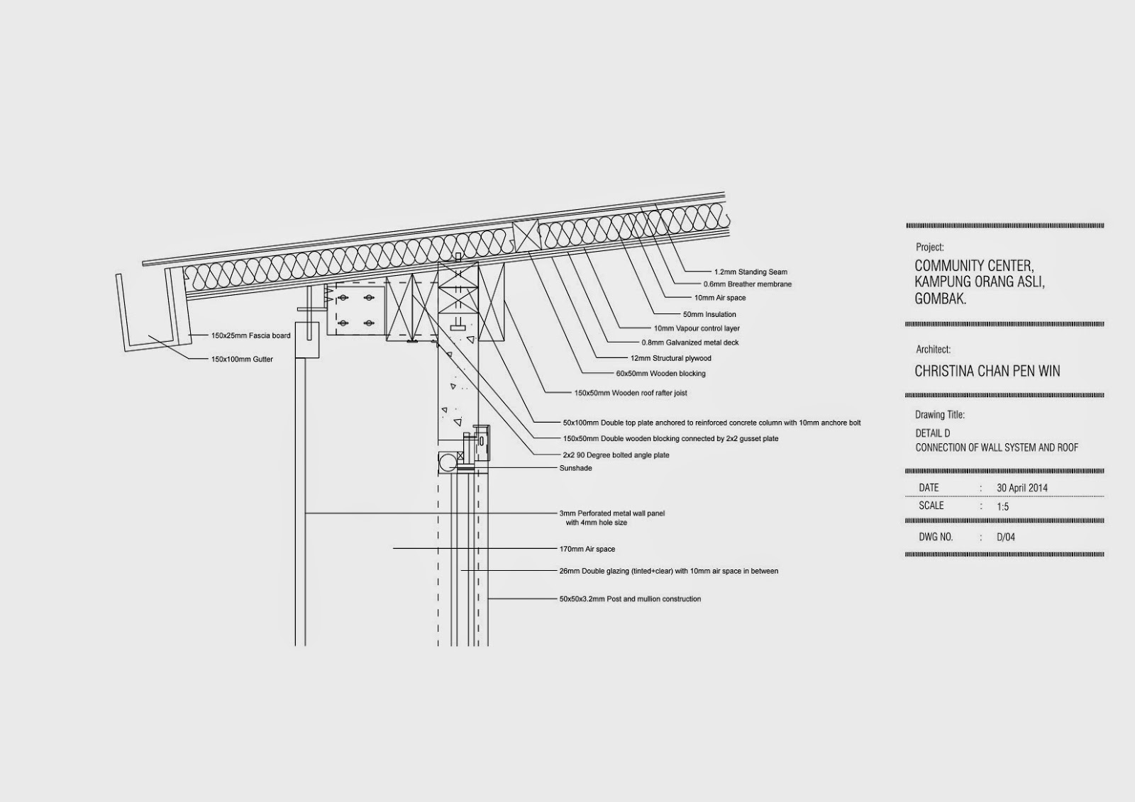 Design. Architecture. Portfolio.: Building Technology 1 Project 1 ...