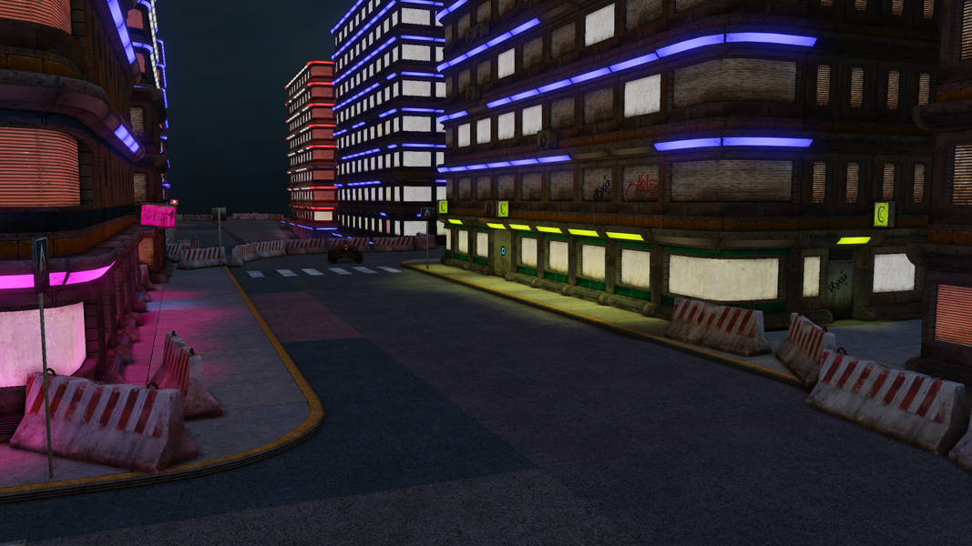 EdgeTown - A Race Map for a UDK Game - Works in Progress - Blender ...