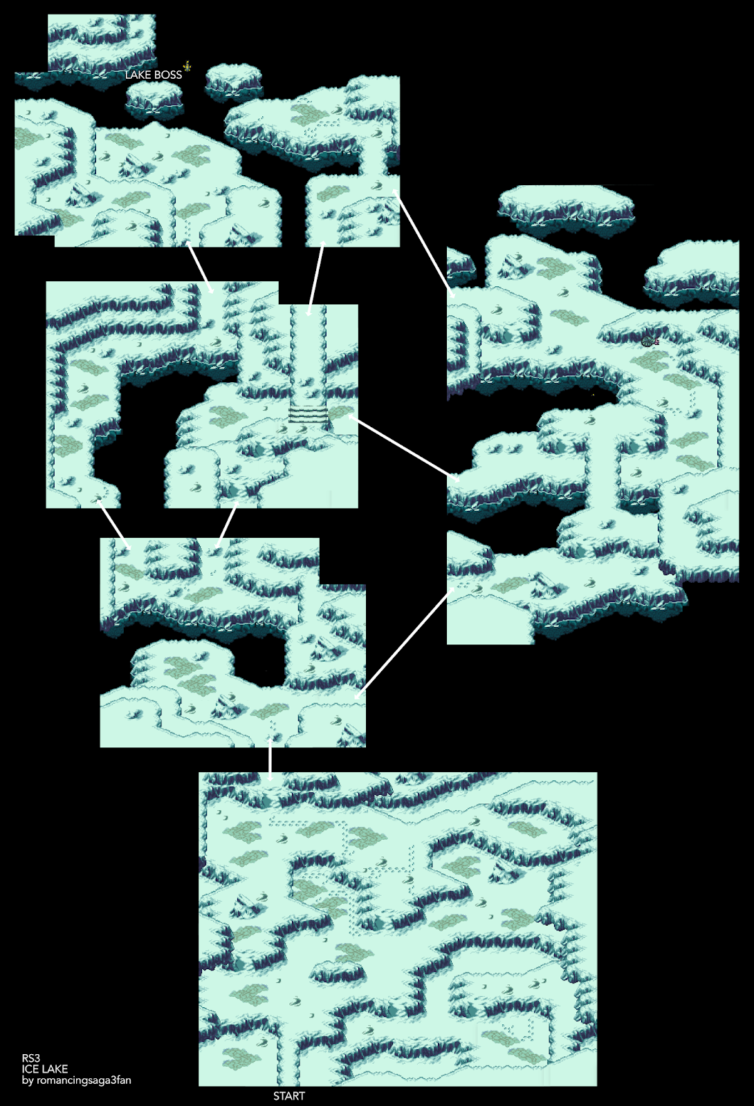 Romancing Saga 3: Maps