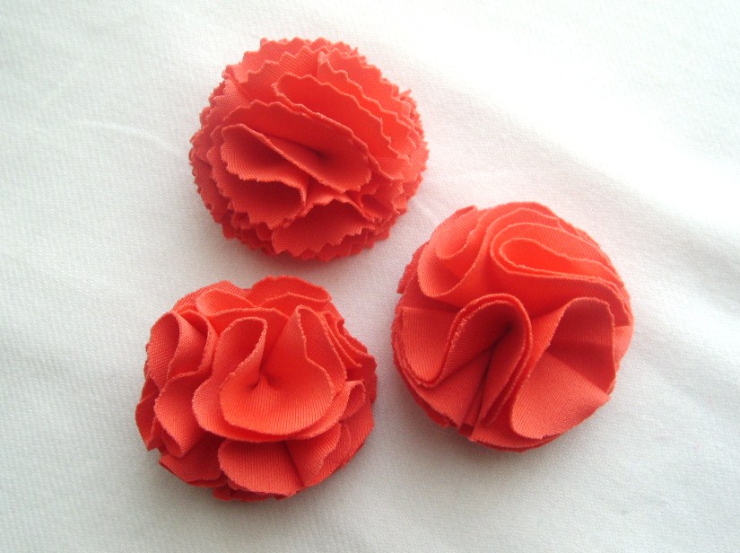 OnePerfectDay: How To Make Fabric Flowers - a DIY Tutorial