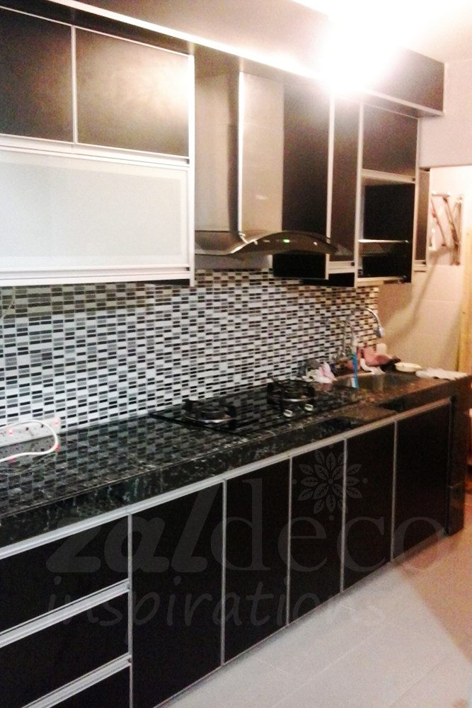 .: Pemasangan Kabinet Dapur Di PPR Kg. Pantai Dalam