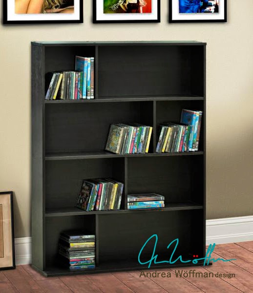 amoblamientos y productos Andrea Wöffman: Mueble repisa para DVDs Cds y ...