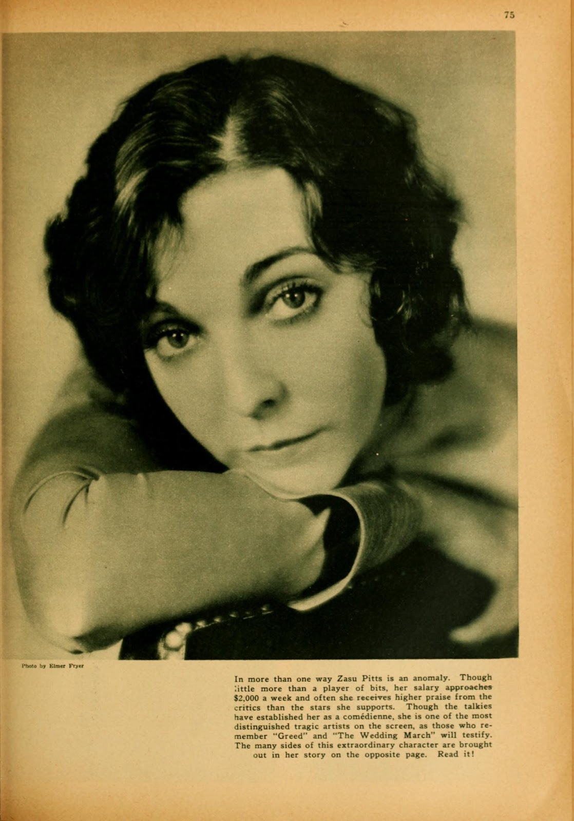 Thelma Todd: Zasu Pitts In PICTURE PLAY