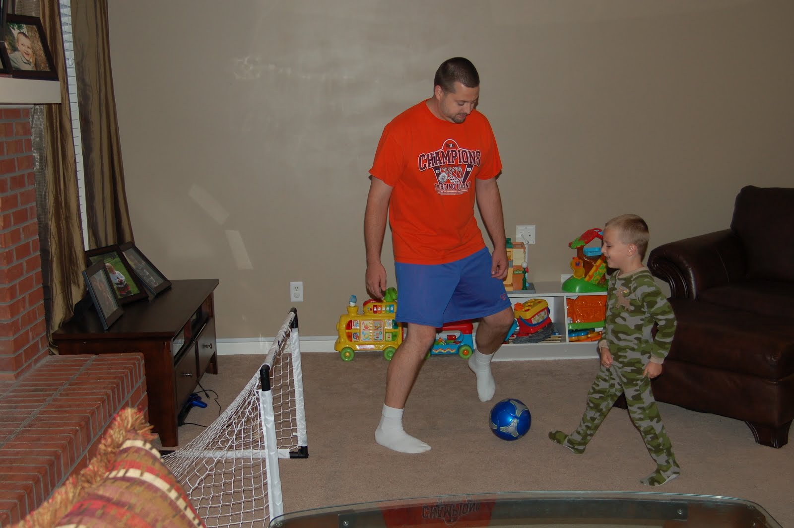 The Scott Quad Squad: Mom Always Said "DON'T PLAY BALL IN THE HOUSE!"