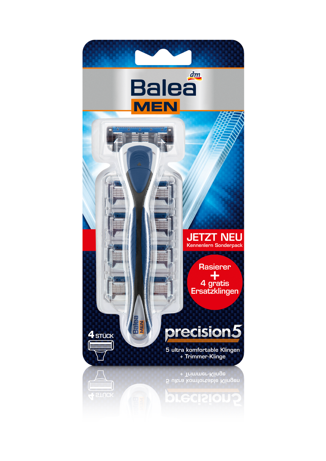 Bunnys Schreibblogade: ANKÜNDIGUNG: Balea MEN precision5 Rasierer