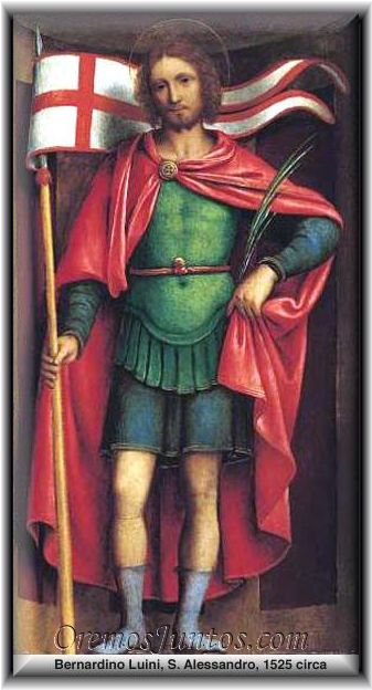 Vidas Santas: San Alejandro de Bérgamo, Mártir