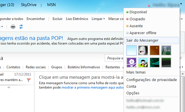 Como entrar no Hotmail sem ficar online no MSN ~ Saiba tudo
