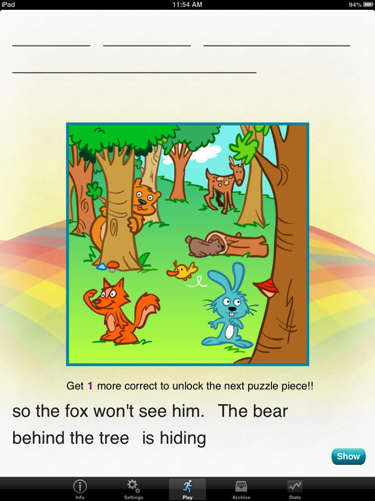 Introducing, Rainbow Sentences App - Speech Time Fun: Speech and ...