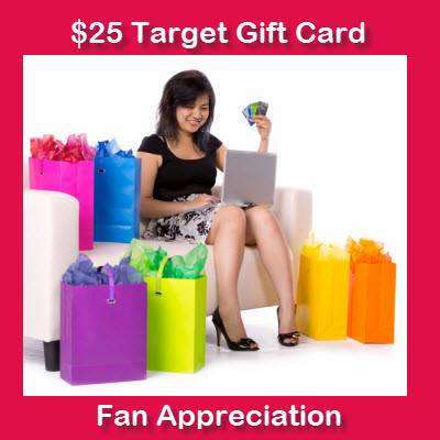 MEGOMANIA ... can you hear me now?: $25 Target Gift Card Giveaway! Fan ...