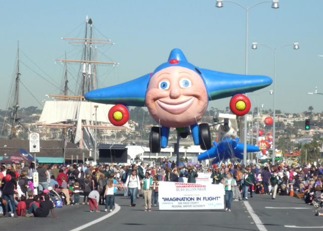 Venice Beach and The Big Balloon Parade