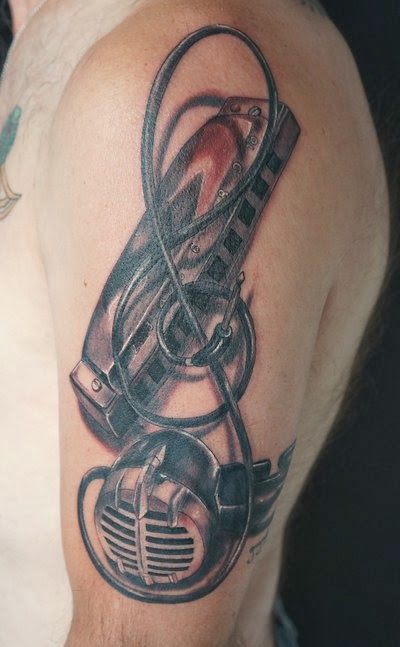Janela aberta - Blogue de harmonica: Harmonica Tattoos