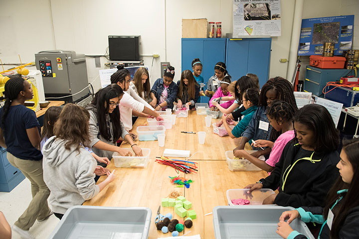 The Trident: USNA Hosts STEM Workshop for Middle School Girls