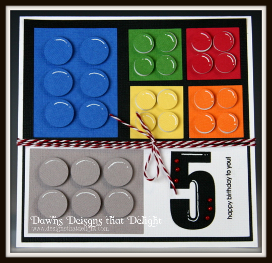 Dawns Designs that Delight: Lego Card