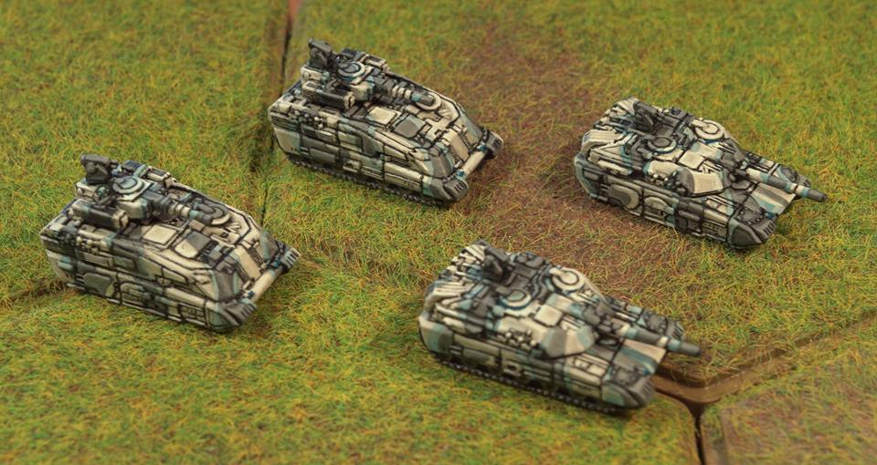 Tabletop Fix: Khurasan Miniatures - 6mm SciFi Tank Preview