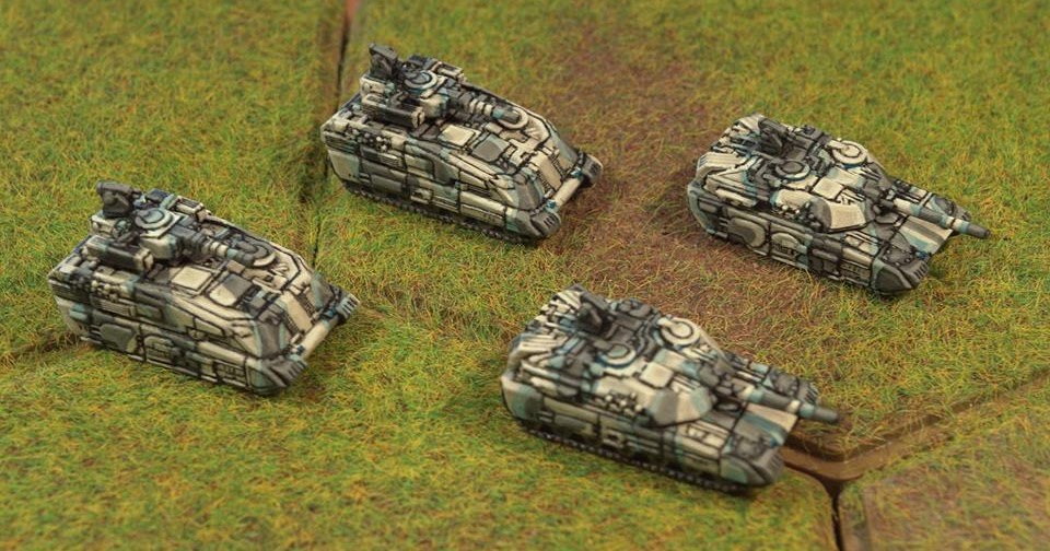 Tabletop Fix: Khurasan Miniatures - 6mm SciFi Tank Preview