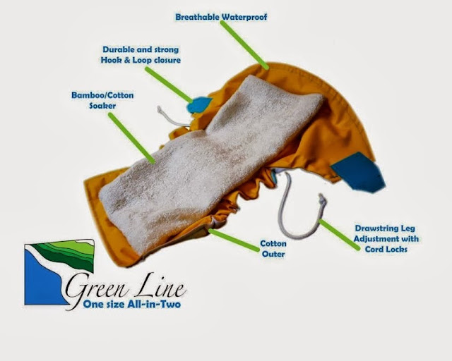 Green Line Cloth Diapers | #AutumnShowers • The Naptime Reviewer