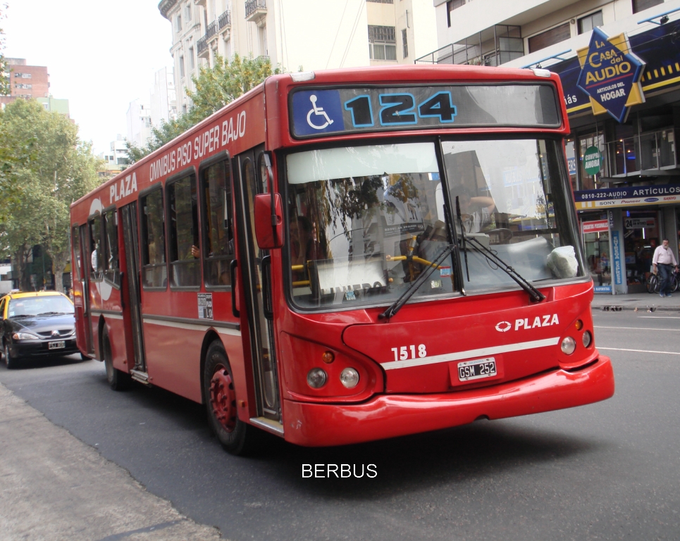 Recorrido de la Linea 124 de Buenos Aires