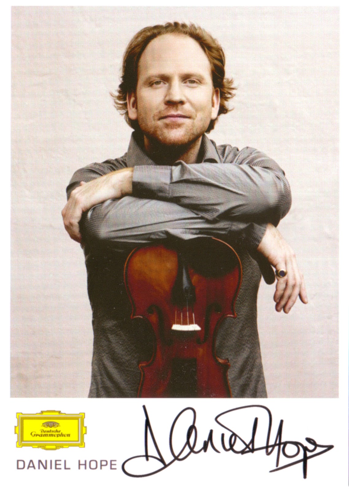 The King Karl I of Romania Autograph Museum: Daniel Hope